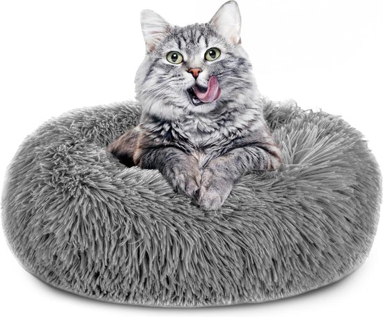 Kattenbed fluffy - kattenmand - geschikt voor katten - 1 stuk ...