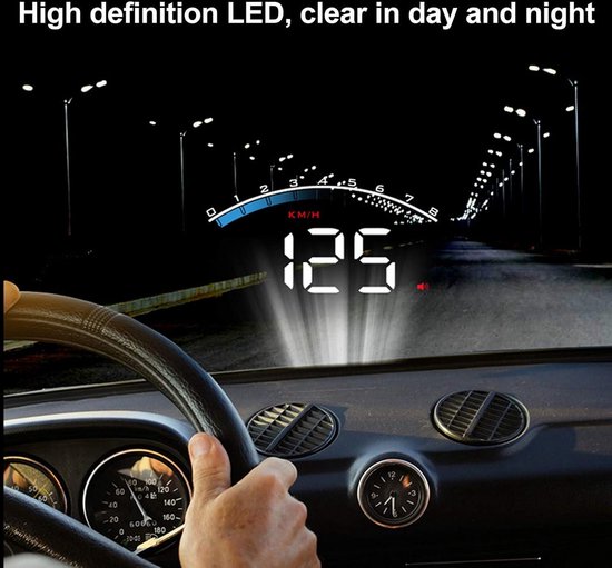 Universele Auto HUD Heads Up Display - High Definition OBD HUD ...