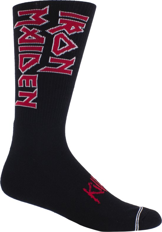 Iron Maiden Serial Killers Crew Socks (One Size Eu 40-46) | bol