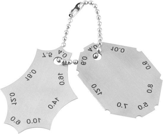 Angle Weld Tee Joint Welding Depth Leg Length Gauge Ruler - Made of ...