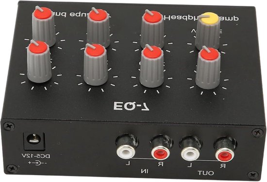 7-bands Instelbare Audio Equalizer - 7-bands EQ Versterker Equalizer ...