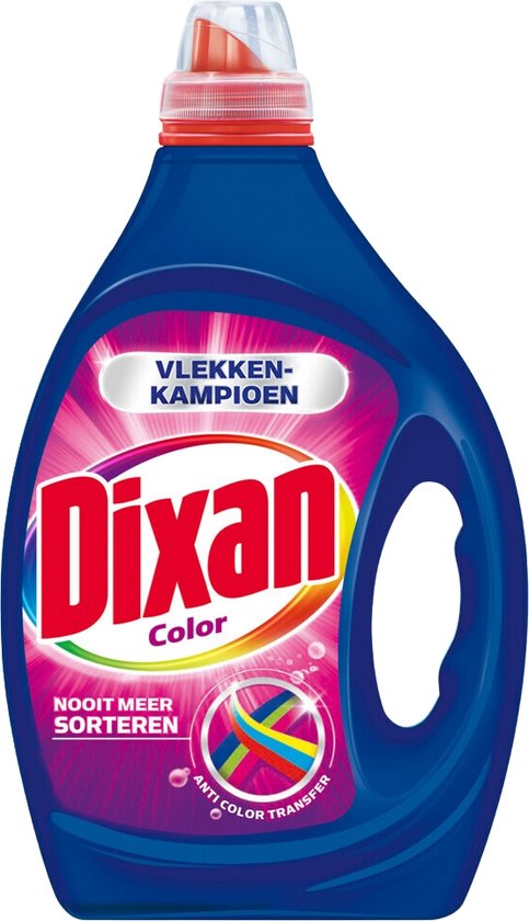 Dixan Color - Vloeibaar Wasmiddel en Vlekverwijderaar - Anti Color ...