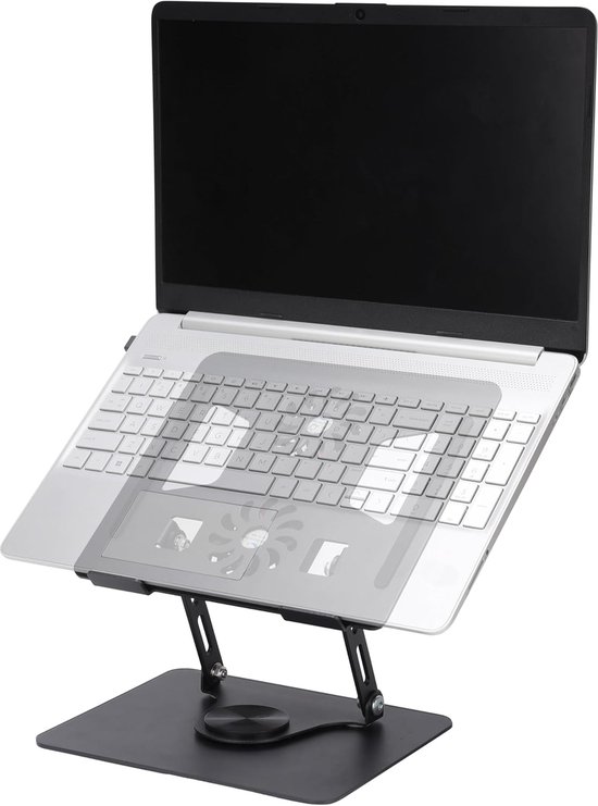 Verstelbare Laptopstandaard voor Bureau - Vouwbare Laptopverhoger met ...