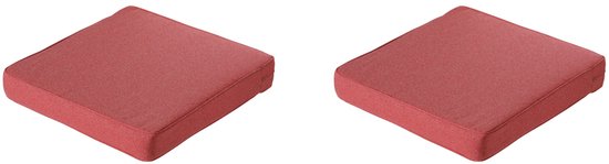 Madison - Lounge Profi-Line Zitkussen Manchester red - Ca. 73x73 cm ...