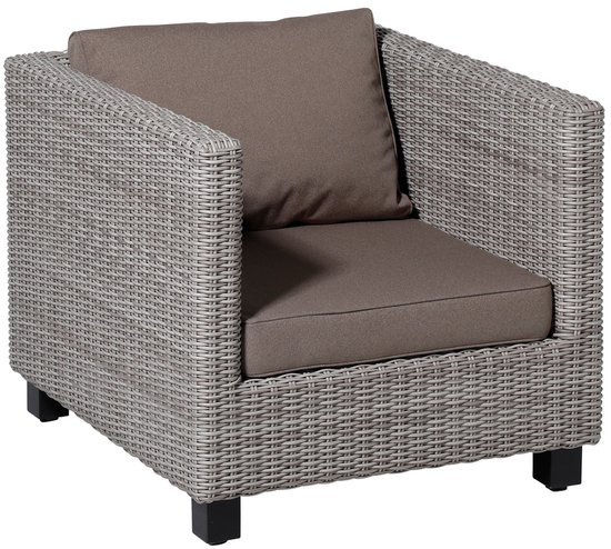Madison - Lounge Profi-Line Manchester taupe - Ca. 43x73 cm - Set van 2 ...