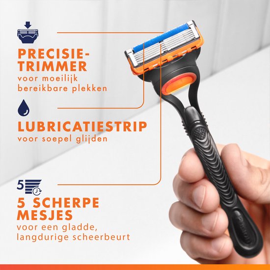 Gillette Fusion Scheermesjes - 8 stuks - Voor mannen - Gladde ...