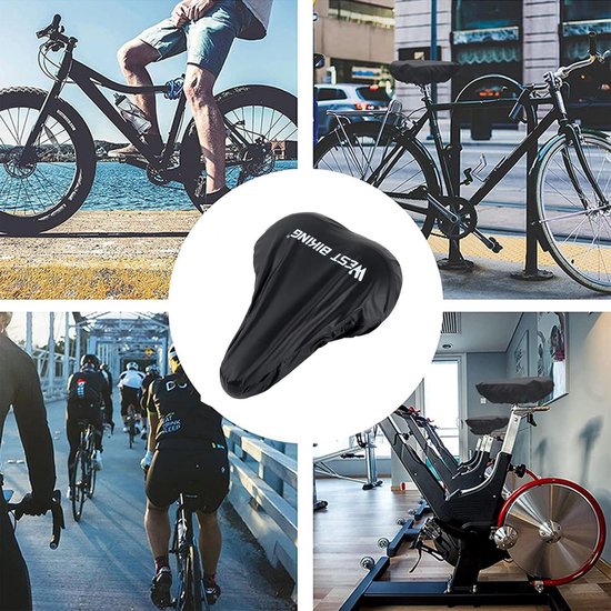 Zwarte zadelbeschermers - Set van 2 stuks - Waterdicht - Bescherming tegen regen en... | bol