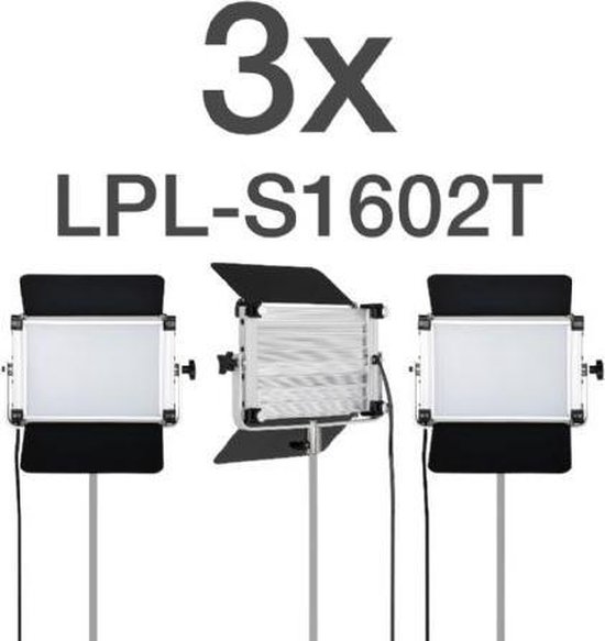 Falcon Eyes Soft LED Lamp Set LPL-S1602T-K3 3x32W | bol.com