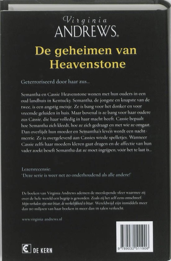 Heavenstone 1 - De geheimen van Heavenstone, Virginia Andrews ...