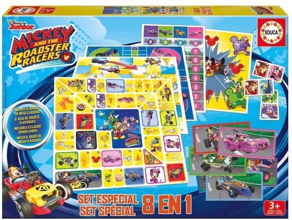 EDUCA Mickey 8 in 1 Game Box | Games | bol.com
