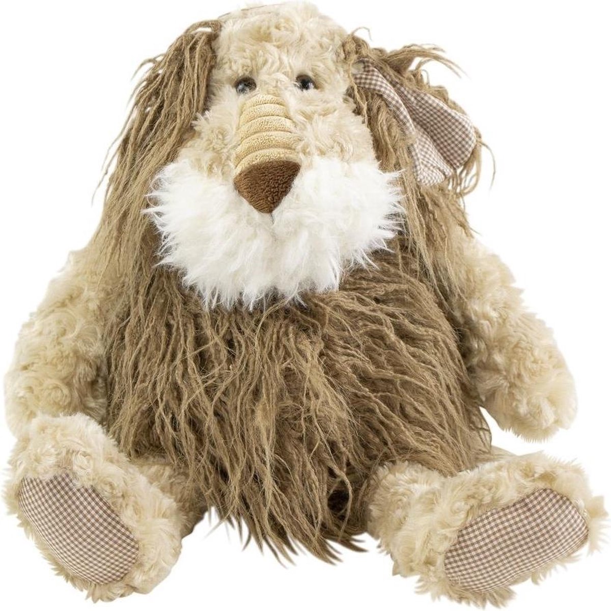 Mars&More Hond knuffel beige 30 cm hoog | bol