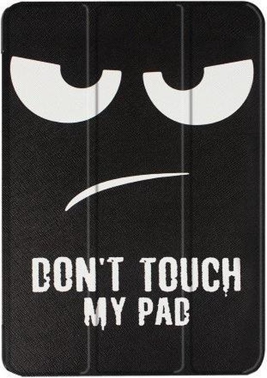 Tablet hoes geschikt voor iPad 9.7 - Tri-Fold Book Case - Donâ€™t Touch ...