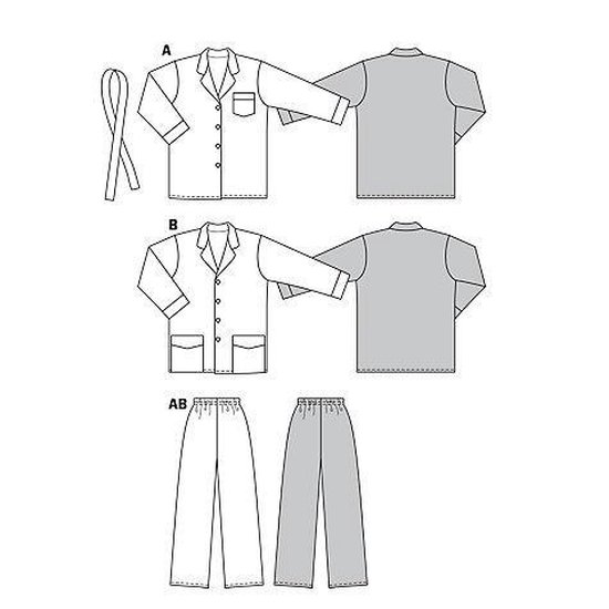 Burda Naaipatroon 2691 - Pyjama in variaties | bol