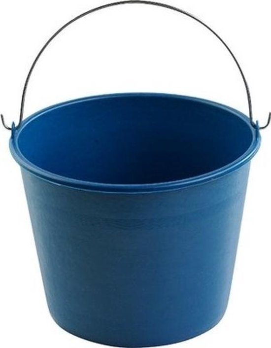 Seau de nettoyage / seau ménager bleu 6 litres 23 x 17,5 cm - Seaux ...