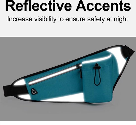 Lichte loopriem met flessenhouder verstelbaar voor hardlopen - heuptas ...