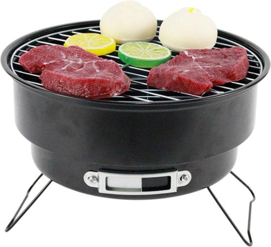 Barbecue Houtskool Grill Roestvrij Staal Draagbare Camping Roker Grill ...
