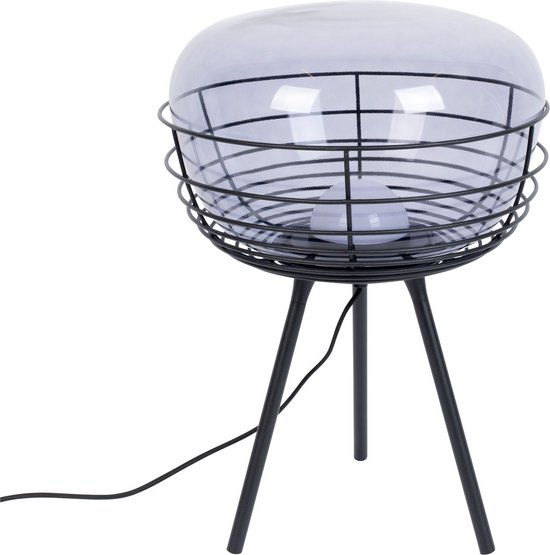 Zuiver Smokey Tafellamp Zwart | bol