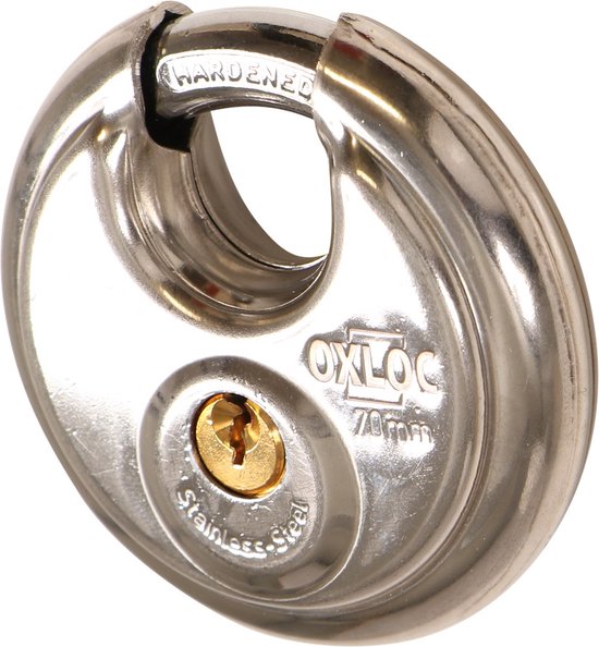 Oxloc Hangslot discus RVS 70mm ka 701 | bol