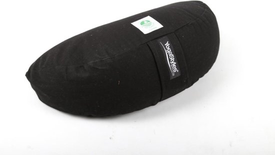 YogaStyles Meditatiekussen Organic Moon Zwart | bol