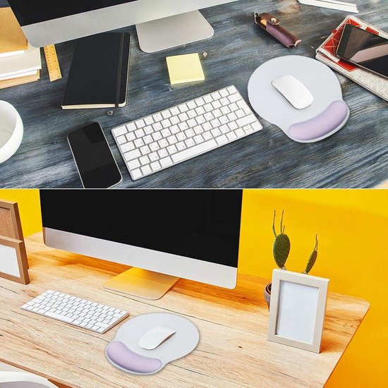 Ergonomische gaming-muismat met polssteun - antislip traagschuim ...