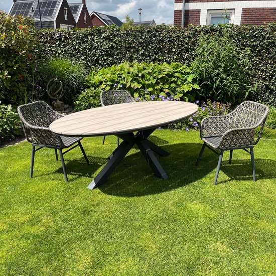 Tuintafel Edison - Ovaal | bol