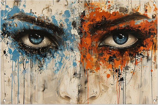 Ogen poster - Lichaamsdeel tuinposter - Tuinposters Tranen ...