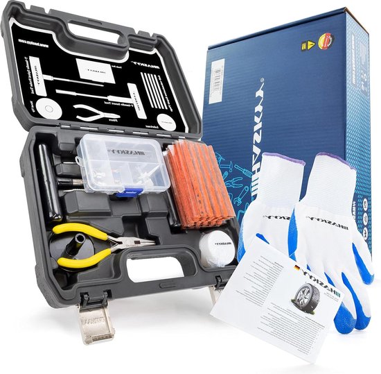 60-delige professionele bandenreparatieset voor auto vrachtwagen ...