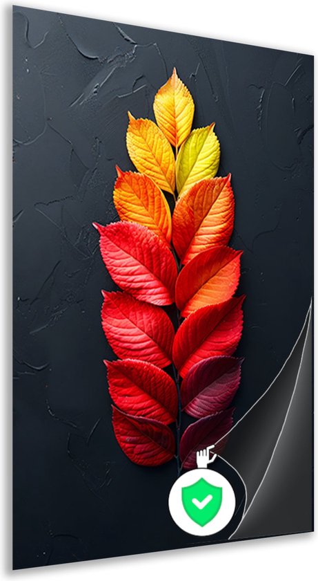 Bladeren poster - Plant wanddecoratie - Poster Achtergrond ...