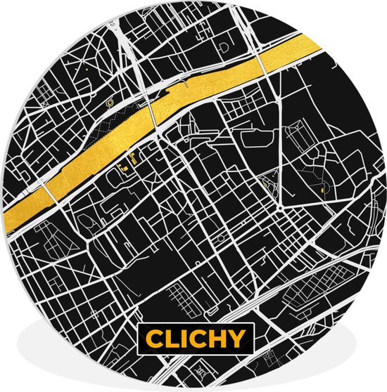 Wall Circle - Wall Circle Indoor - Carte - France - Clichy - City Map ...