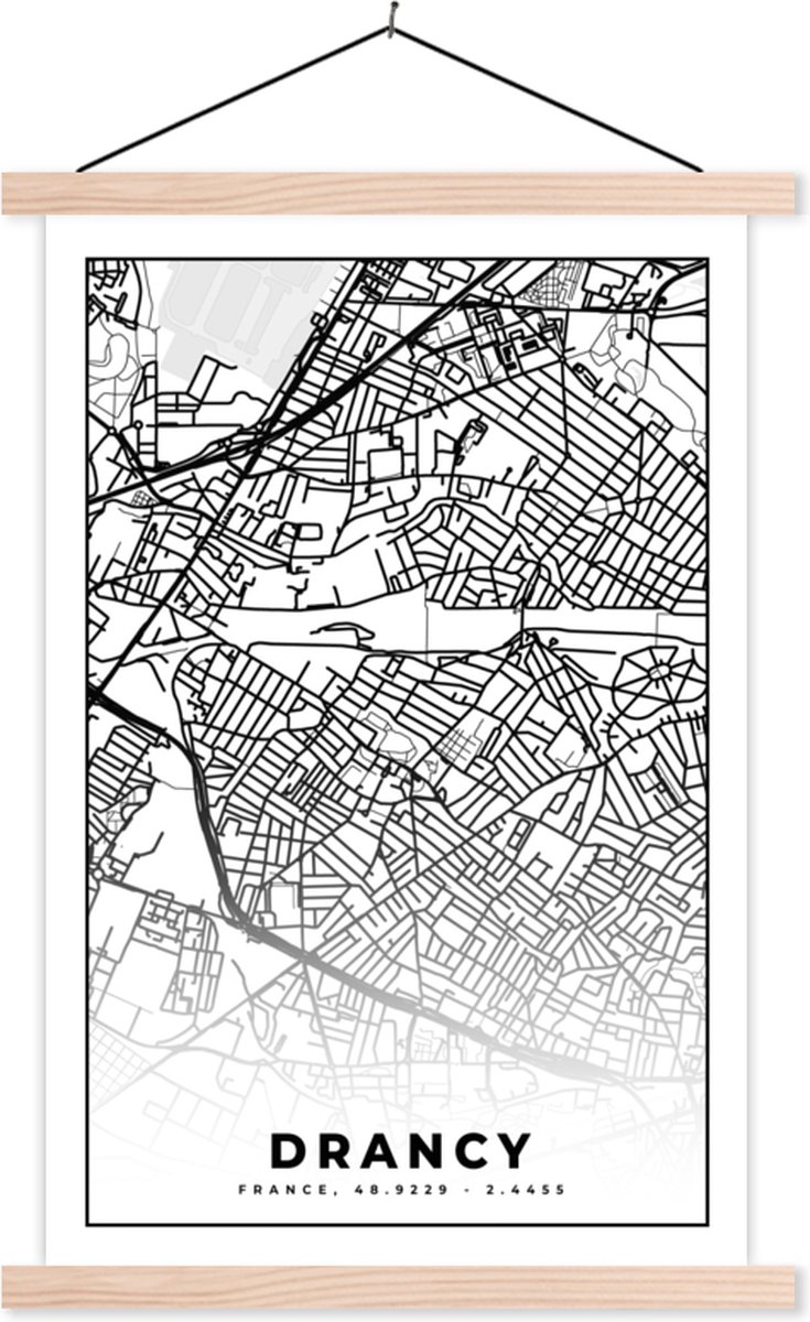 Porte-affiche avec affiche - Affiche scolaire - Carte - Plan - Drancy ...