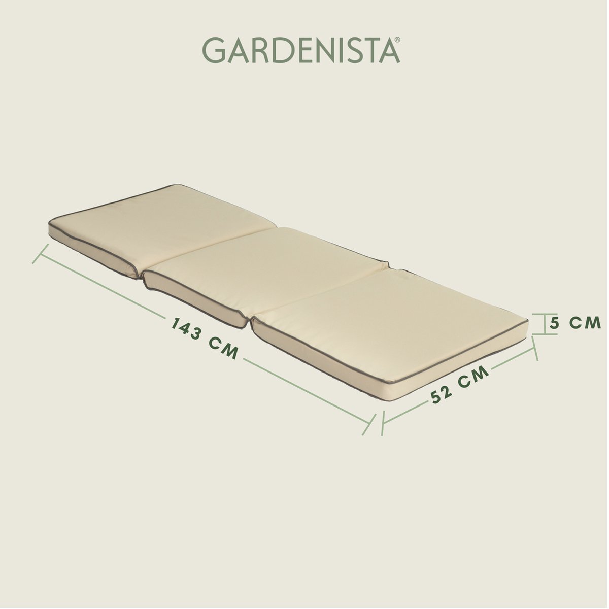 Gardenista Tuinbank kussen - Bank Meubilair Buiten 3-zitter zitKussen ...