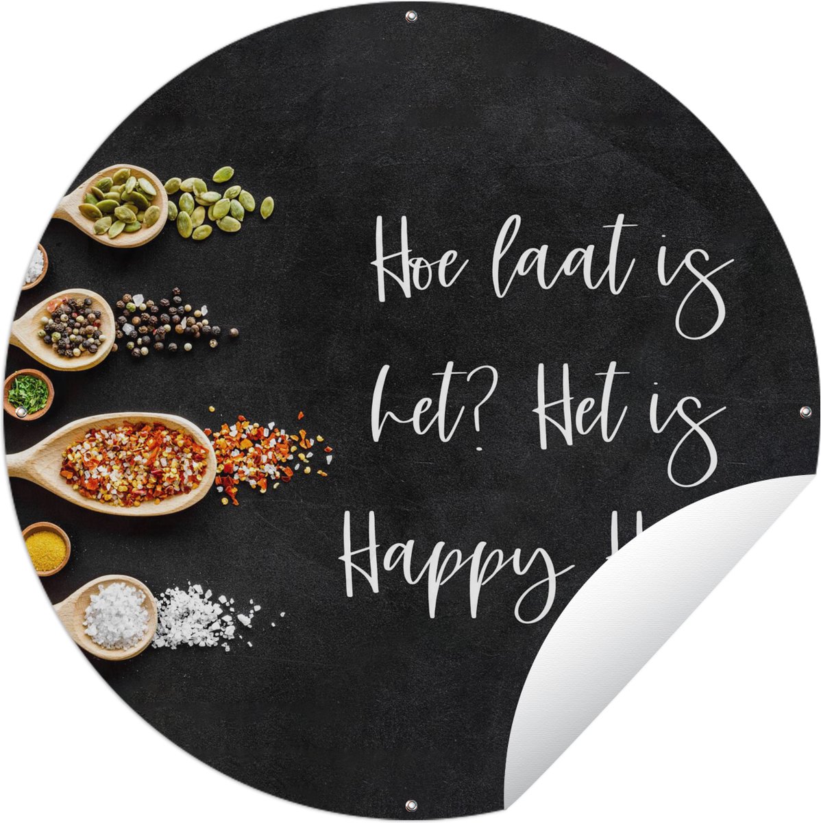 Tuincirkel Hoe laat is het? Het is Happy Hour! - Keuken - Spreuken ...
