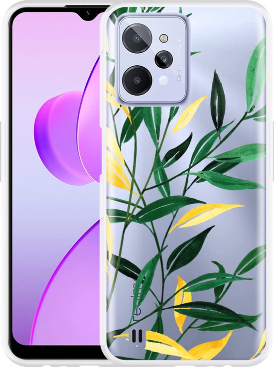 Realme C31 Hoesje Watercolor Flowers - Designed by Cazy | bol