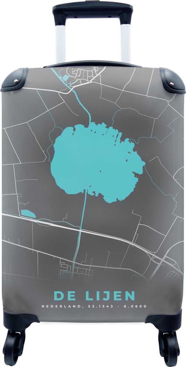 MuchoWow® Koffer - Nederland - Plattegrond - Stadskaart - Water - De ...