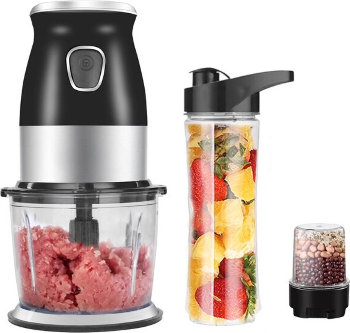 Blender & Vleesmolen 500W | 3 in 1 - Blender | Mixer Vlees & Groenten ...