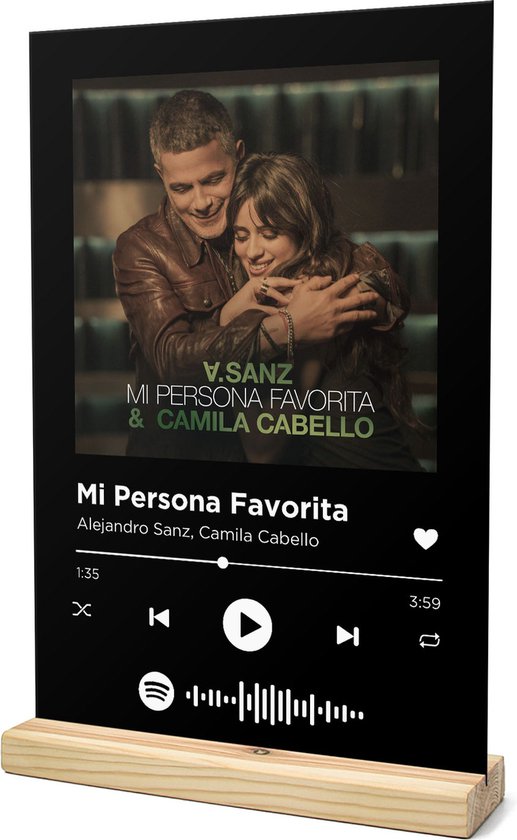 Songr Spotify Muziek Bordje - Mi Persona Favorita - Alejandro Sanz ...