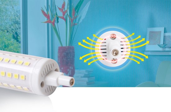 LED Lamp - R7S Fitting - 5W - Helder/Koud Wit 6500K - Glas | bol.com