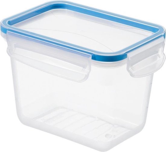 Mehrzer - Vershoudbak 1 liter - Click-en-Lock - Blauw | bol.com