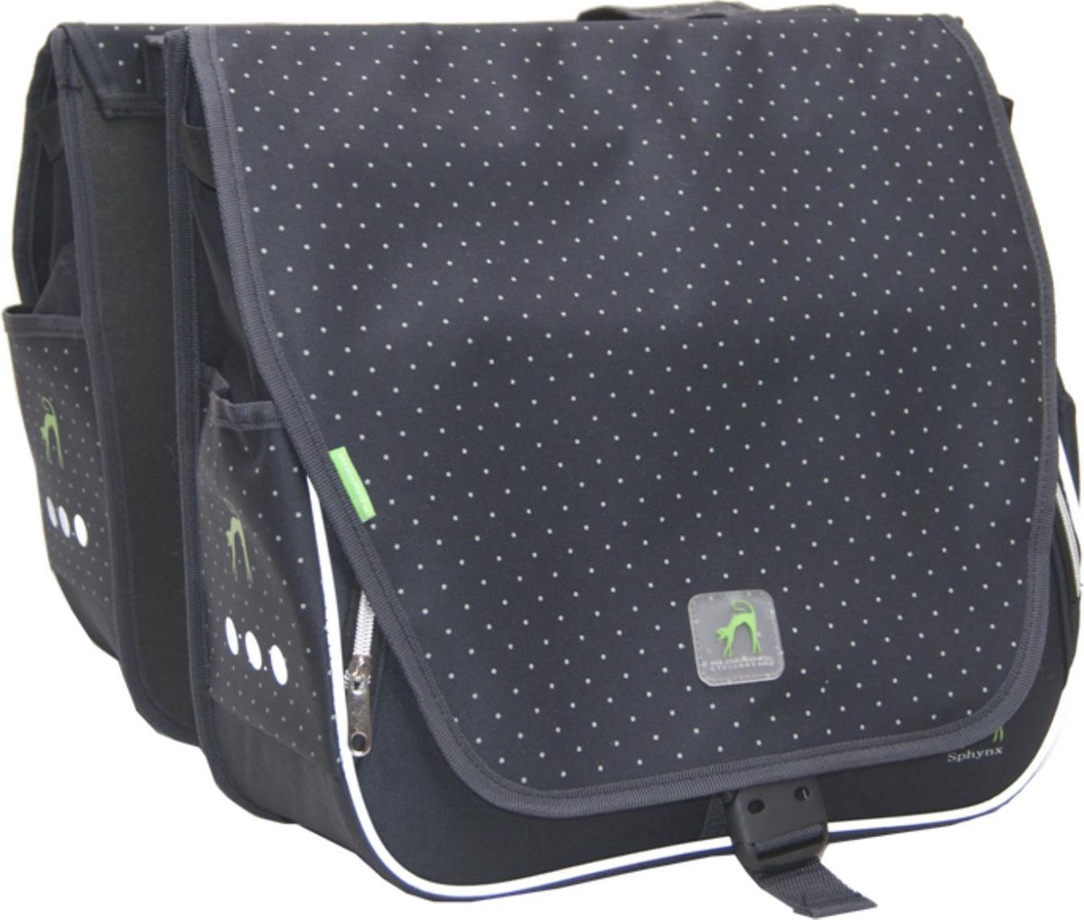 Dandell Sphynx Dubbele Fietstas - Geen regeninslag - Grijs - 40 Liter ...