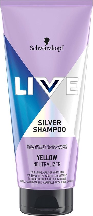 Schwarzkopf - Live Silver Shampoo Yellow Neutralizer Hair Shampoo ...