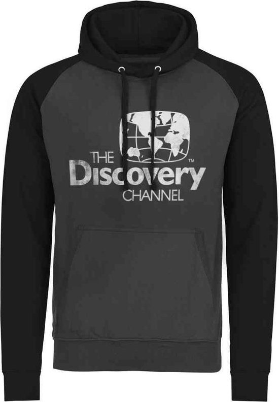 Discovery Channel Hoodie/trui -2XL- Distressed Logo Grijs/Zwart | bol