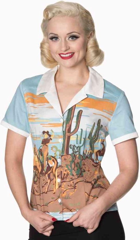 Dancing Days Blouse -S- MAGICAL DAY Blauw | bol.com