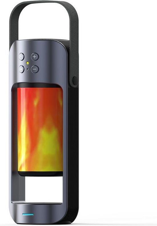 Kampeerlamp met speaker en draadloze powerbank - Zwart | bol.com