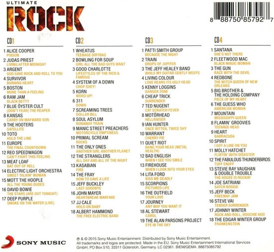 Various - Ultimate... Rock, various artists | CD (album) | Muziek | bol.com
