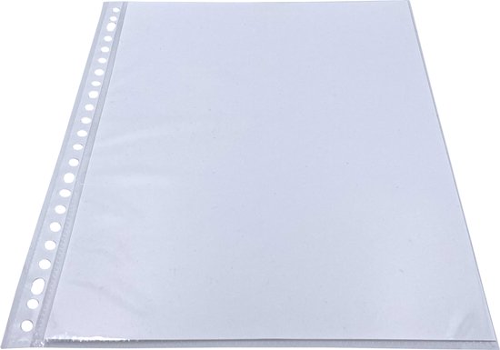 DULA Showtassen - Glashelder A4 insteekhoezen - 100 stuks - 23 rings | bol