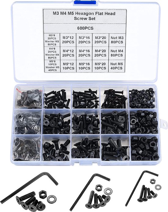 zelftappende schroeven-assortimentset / universal screw assortment box ...