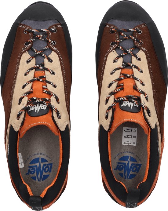 Lomer Badia II MTX Low Heren Wandelschoenen Chocolate/Brick Maat 41 | bol