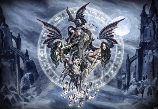 Fotobehang - Vlies Behang - Alchemy: Hex Lilithia - 152,5 x 104 cm | bol