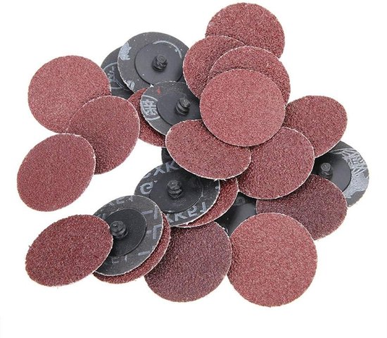 25 STKS 2 INCH Quick Change Discs Roll Lock Surface Conditioning ...