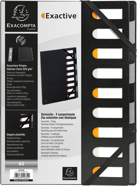 Exacompta 55334E 5x HARMONIKA EXACTIVE 240X328 9C. | bol